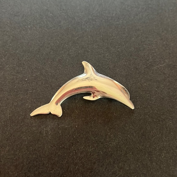 Jewelry | Vintage Sterling Silver Dolphin Pinpendant | Poshmark